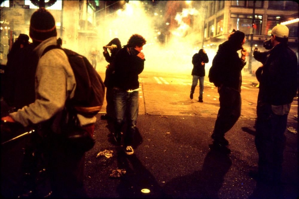 Waiting for Tear Gas, 1999-2000 - Sekula, Allan (1924) | MACBA Museum ...