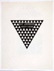 Ray Johnson | Exposición | MACBA Museo de Arte Contemporáneo de Barcelona